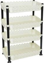 Buy Nabhya White Plastic 4 Tier Vegetable Storage Kitchen Rack Online ...