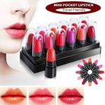 Buy HNB23 Matte Mini Long Lasting Pocket Lipstick Set (multicolor, 24 g ...