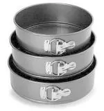 Buy NIJAMRUT Vidisa Aluminium Cake Mould (Pack of 3) Online at Best ...