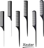 Buy Xester Black Plastic Anti Static Heat Resistant Hairdressing Comb ...