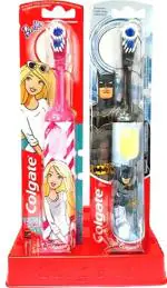Buy Colgate Kid Powered Toothbrush Barbie & Batman Combo Pack Electric ...