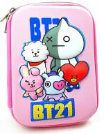 Buy POKSI BT21 Cartoon 3D BT21 Cartoon Art EVA Pencil Box l Set of 1 ...