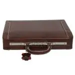 Buy C Comfort Men Brown Genuine Leather Laptop Briefcase With High ...