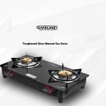 Buy Safeline Plus ISI Certified Mirror Glass Top Finish Manual 2 Burner ...