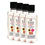 Buy Swadeshi Herbal Honey-Rose Water Face Wash 210ml Pack of 4 Online ...