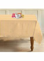 Buy Airwill Handloom 100% Cotton Self Design 6 Seater Tablecloth ...