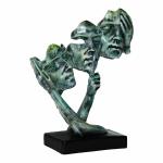 Buy The Interio Era Abstract Thinker Sculpture Showpiece Decor,Set of 3 ...