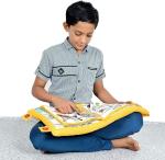 Buy BHVMEY Yellow Interactive Learning Velvet Cushion Book for Kids (1 ...