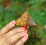 Buy Jet International Multicolor Gemstone Pyramid - 1.5 inch Online at ...