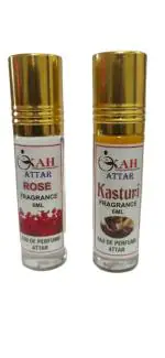 Buy KAH ATTAR Rose and Kasturi Attar 6 ml Each Online at Best Prices in India - JioMart.