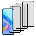 Buy Gadgetronics [Pack of 4] Oppo A76 Matte Finish [Black] Tempered ...