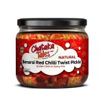 Buy Chataka Tales Natural Benarsi Chilli Twist Pickle - 230 Grams ...
