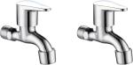 Buy Cossimo Silver Stainless Steel Triangle Long Body Taps Wall Mount ...