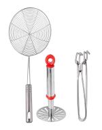 Buy Wofier Masher And Steel Kitchen Pakad Tool Online at Best Prices in ...