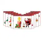 Buy Sticker Bazaar 5.5" by 9.4" Pack of 10 Assorted Christmas A4 Cutout ...
