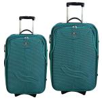 Buy Airfancy Blue Polyester Suitcase Bag With Wheels (Set Of 2)-Combo10 ...