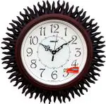 Buy Ajanta Red Analog Standard Wall Clock with Glass (32 x 32 cm) 6027 ...