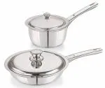 Buy Neelam Stainless Steel Cookware 22 G Induction Bottom with ...