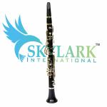 Buy SKYLARK INTERNATIONAL Black Clarinet 14 Key B-Flat Ebonite With ...
