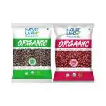 Buy Natureland Organics Masur Whole 500 gm+Rajma Red 500 gm Online at ...