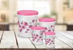 Buy MILTON Storex Bloom Storage Containers, Set of 4, Pink Online at ...