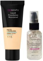 Buy DAIMANPU Makeup Waterproof Foundation 115 Shade with Bottle Pump ...