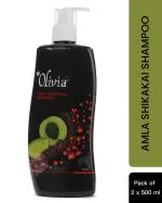 Buy Olivia Amla Shikakai Herbal Shampoo with Conditioner for Dry Hair ...