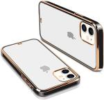 Buy ClickAway Apple Iphone 12 Back Cover Gold Electroplating ...