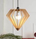 Buy Prodezine Electric Corded LED Brown Diamond Ceiling Light Natural Finish Online at Best ...