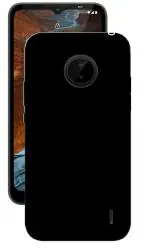 Buy LazyLion Nokia C10 Black Silicone Shockproof Phone Case, Ultra ...