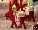 Buy JAIPUR ACE Reindeer Tea Light Candle Holders (Red) (Set of 6 ...