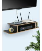 Buy Home Sparkle Straight Set Top Box Holder Floating Shelf Set top Box ...
