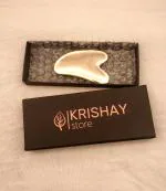 Buy Krishay Store Heart Shape Kansa Gua Sha Face Massage Tool for Fine ...