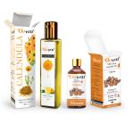 Buy GO WOO Pack of 2 Clove Bud Essential Oil and Calendula Carrier Oil-100% Pure For ...