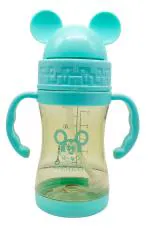 Buy Te Quiti Blue Plastic Leakproof Durable BPA Free Non-Toxic Baby Sipper With Straw 310ml ...