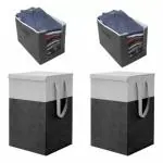 Buy Sh Nasima Laundry Basket for clothes with Lid & Handles, Shirt ...