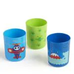 Buy Beebaby Blue & Green Boo Boo Cups / Tumblers. 3pcs Set. (240 ML ...