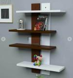 Buy VADIX Engineered Wood Glossy Double Patti Wall Shelf MDF (Medium ...