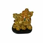 Buy Bless Kraft Feng Shui Laughing Buddha Sitting On Dragon Blessing ...