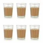 Buy Simple Tea Glass Made Chai Glass 100 ml - 6 Piece (Transparent ...