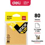 Buy Deli EA03893 Sticky Notes, 76 X 76 mm, 80 Sheets, Office ...