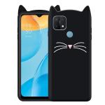 Buy Fastship Coloured 3D Cat Soft Silicone Rubber Back Cover for OPPO ...