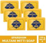 Sparsham HANDMADE MULTANI MITTI TURMERIC SOAP WITH ESSENTIAL OIL FOR ...