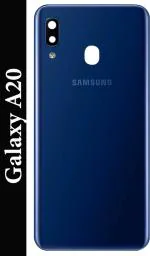 Buy PURPLESAVVY Blue Plastic Camera Glass Ring Back Panel For Samsung ...