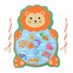 Buy MontyMaestro Toys - Wooden Cartoon Shaped Fishing Game with Tray ...