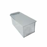 Buy HAMNS Silver Stainless Steel Bread Mould with Lid 22cm Online at ...