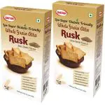 Buy BakYum Whole Grain Atta Rusk 150g each - Healthy Diet Toast, No ...