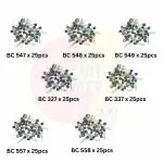 Buy Circuit Ranger transistors kit combo of BC327 BC337 BC547 BC548 BC549 BC557 BC558-20pcs each ...