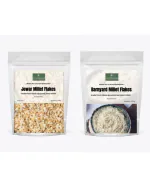 Buy GOODNESS FARM Sprouted Millet Poha, Flakes 400 gms x 2, Combo of ...