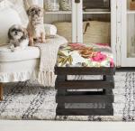 Buy Comfidelitas Teviston Foot Stool In Multi Colour Online at Best ...